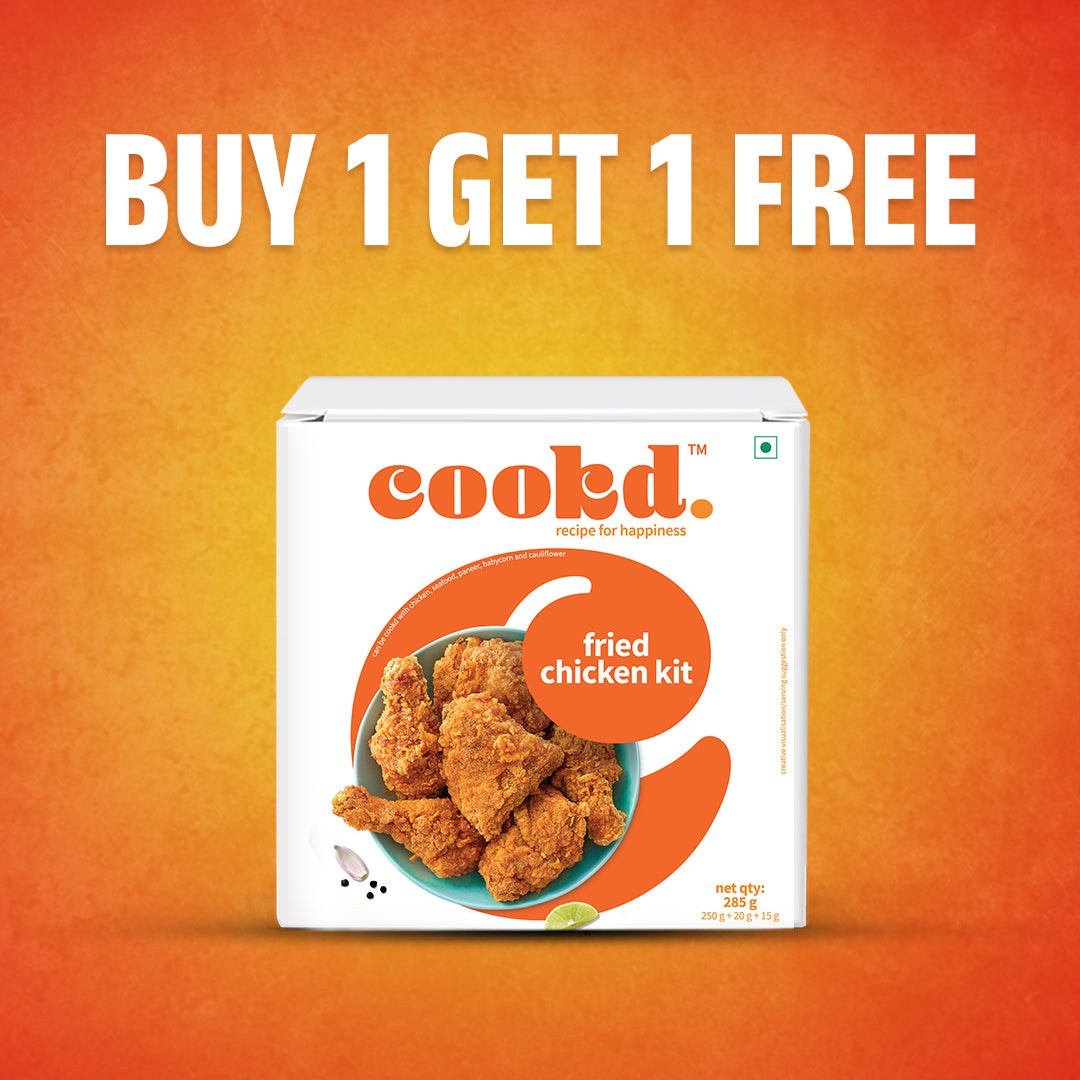 Crispy Chicken Fry Masala Powder | Fried Chicken Masala Kit by Cookd ...