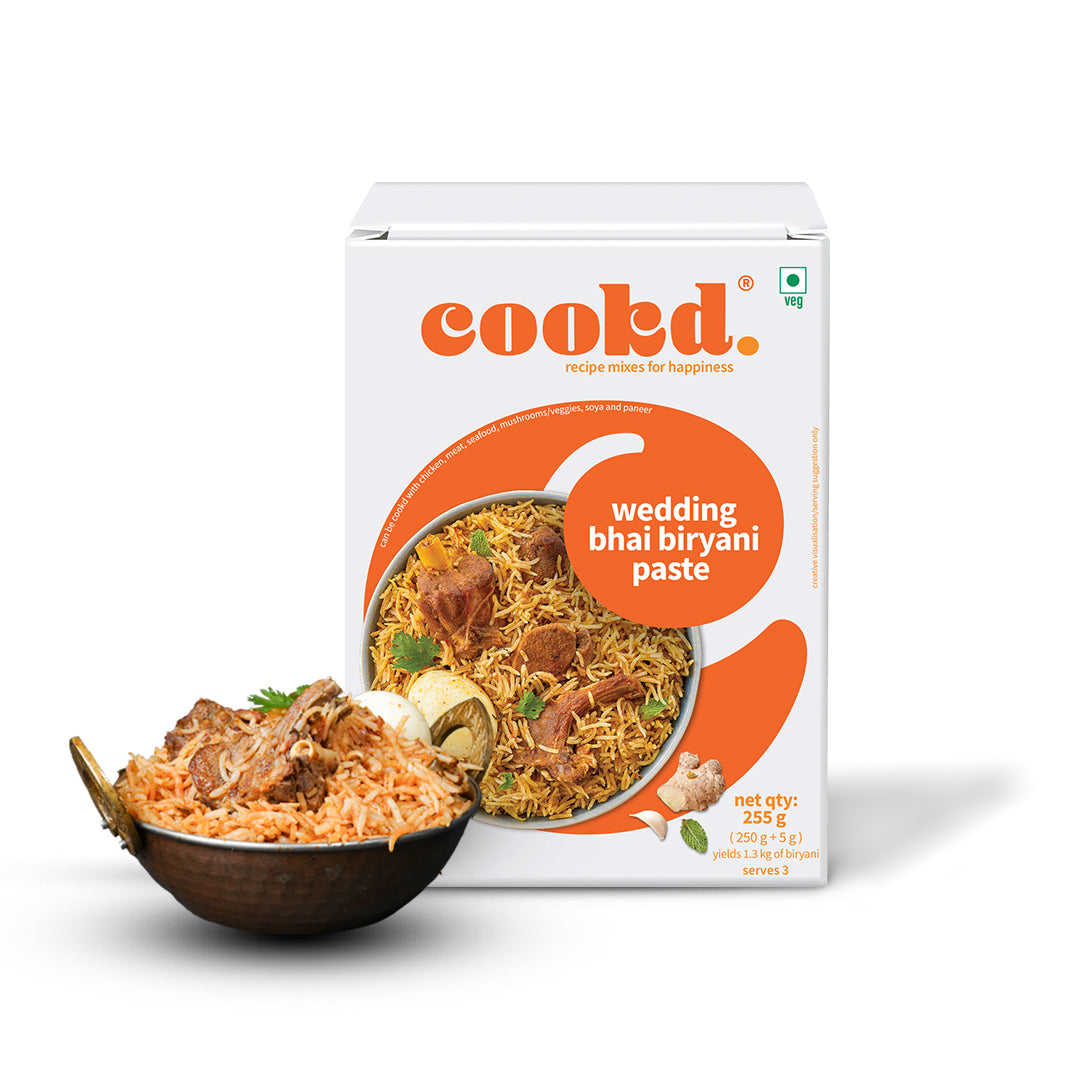 Wedding Bhai Biryani Paste- Pack of 1 (Preservative Free) – Cookd Ventures
